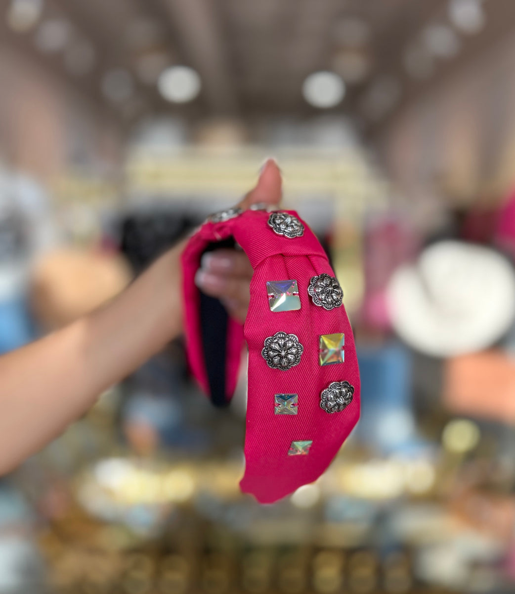 Eduarda pink western handband – PaulinasFashion